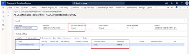 Importing custom data in D365 Data Entities - Ascent365
